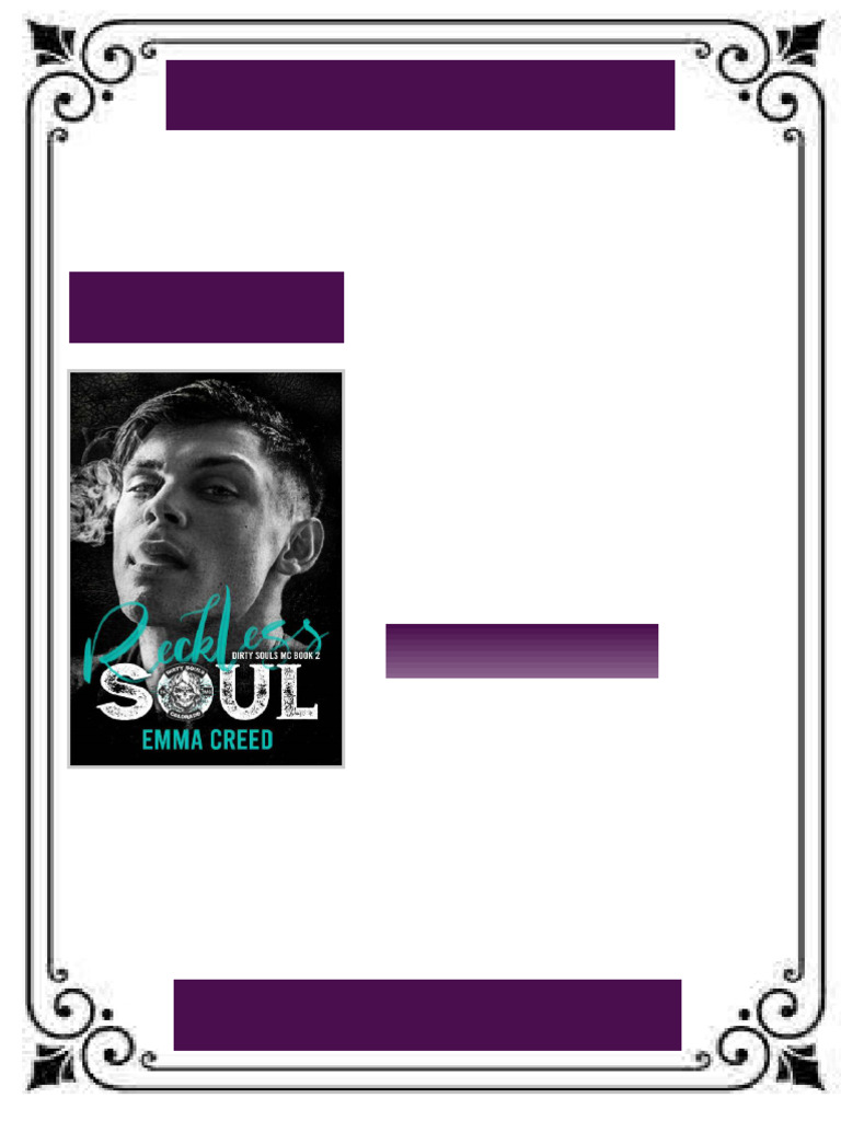 Reckless Soul Dirty Souls MC 2 1st Edition Emma Creed complete full ...