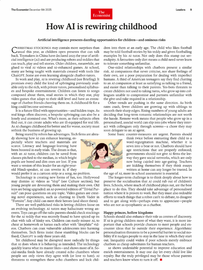 AI's Impact on Childhood Development | PDF | Artificial Intelligence ...