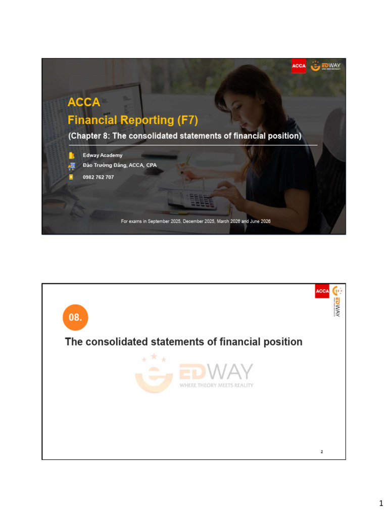 Consolidated Financial Statements Guide | PDF | Goodwill (Accounting ...