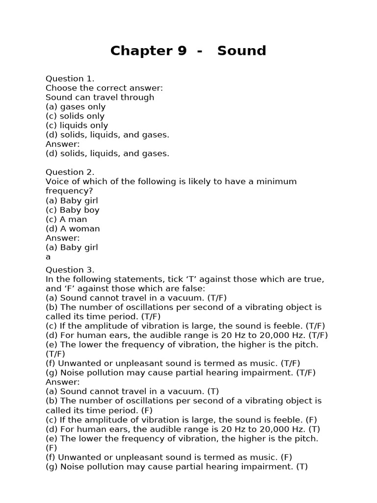 Understanding Sound: Concepts and Effects | PDF | Frequency | Sound