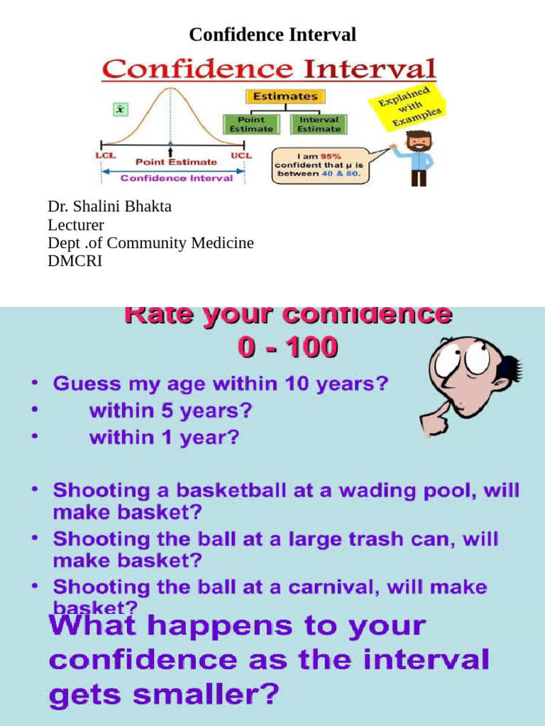 Confidence Interval | PDF | Confidence Interval | Standard Deviation