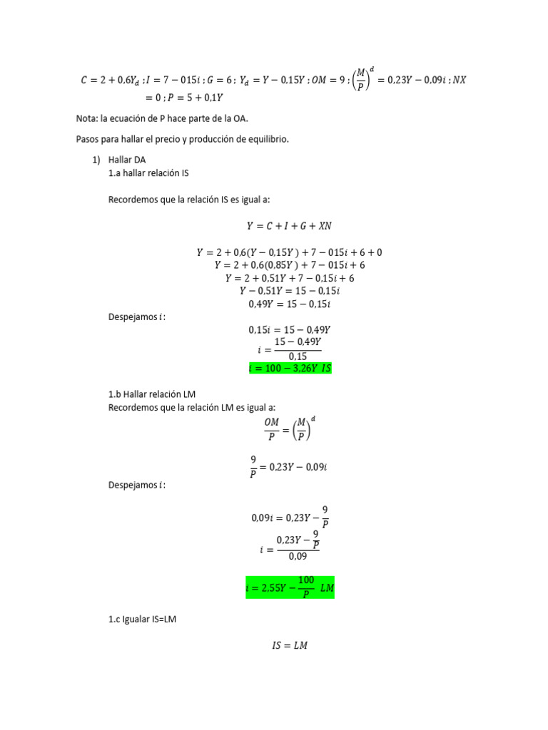 Desarrollo Modelo OA-DA | PDF | Matemáticas