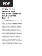 TYBSC (CS) 6th Semester Question Papers | PDF