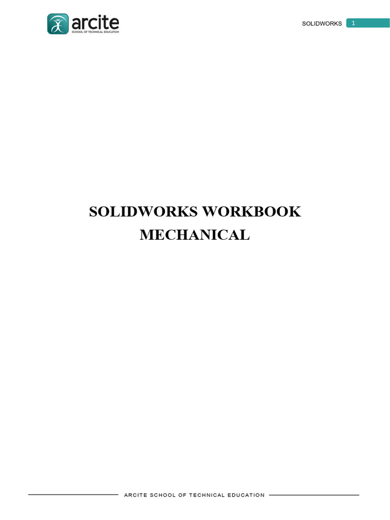 SOLIDWORKS Mechanical Workbook Exercises | PDF