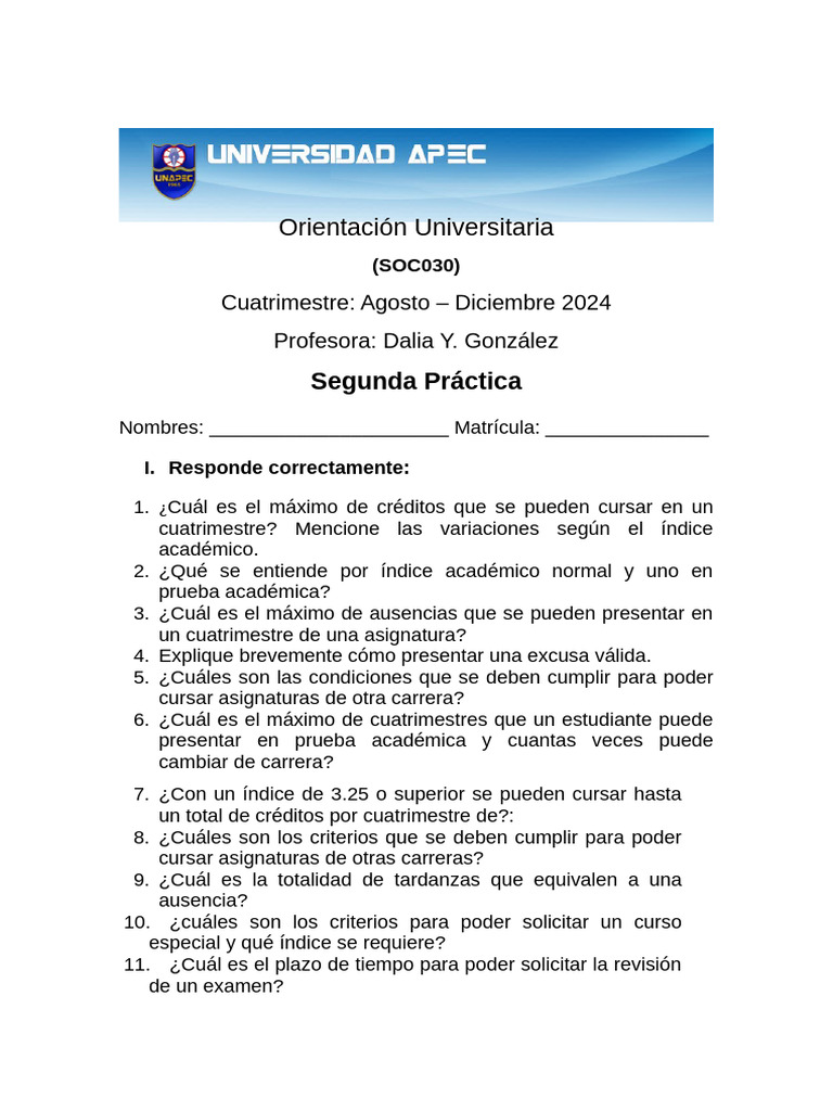 Segunda+Pr%C3%A1ctica+de+Orientaci%C3%B3n+Universitaria | PDF ...