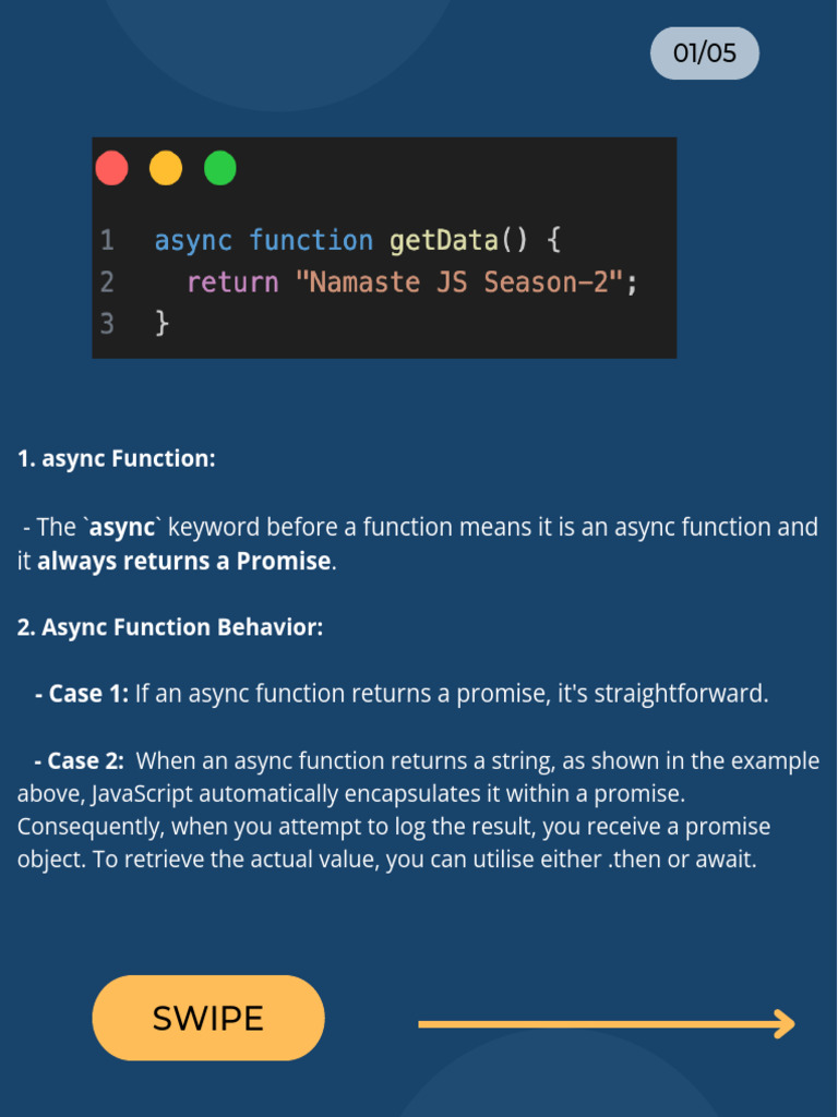 Mastering Async_Await_Highlights From Namaste JS- Season 2 | PDF | Java ...