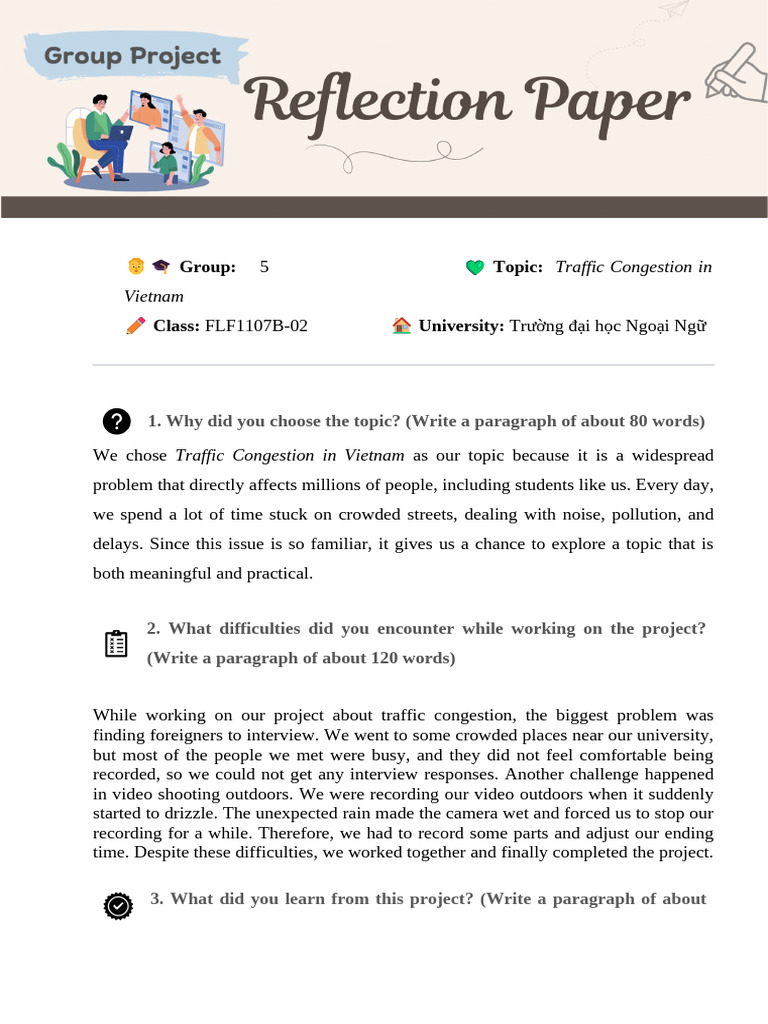Field Trip Reflection Template b1 Lms | PDF