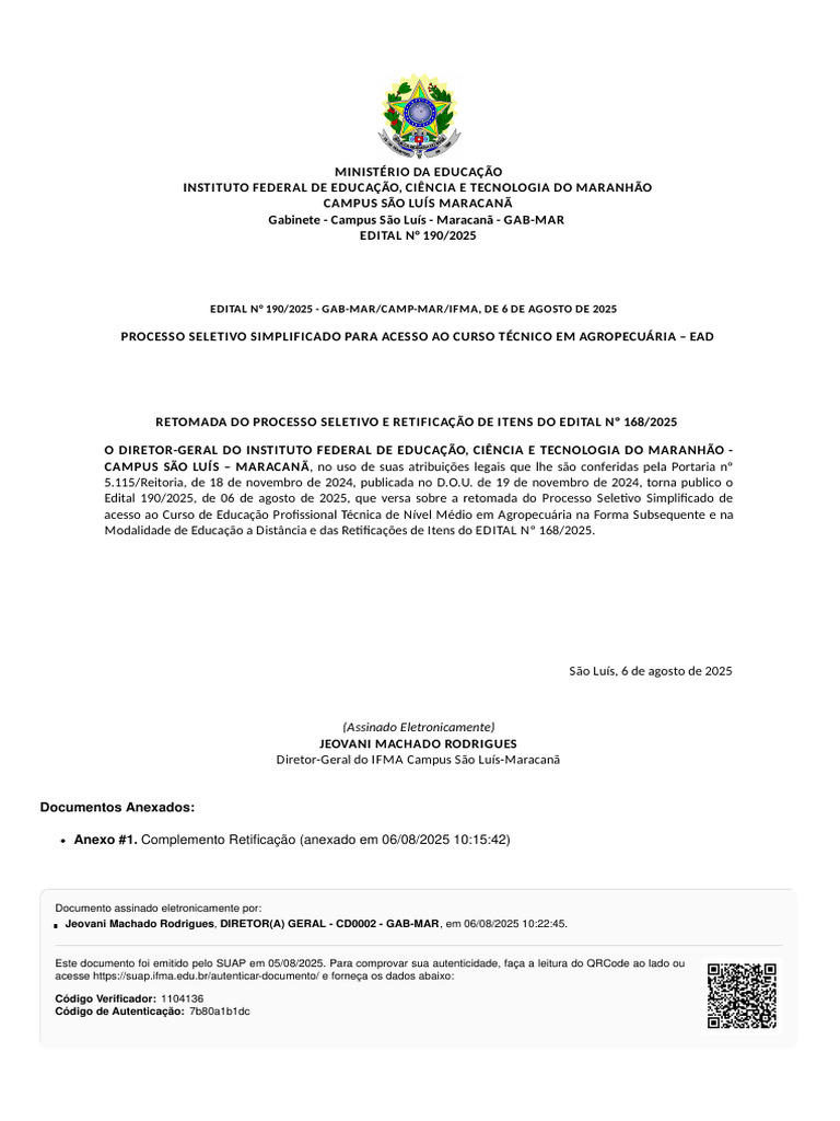 005_Programa_Institucional_MAR_Edital_n__168_2025 | PDF
