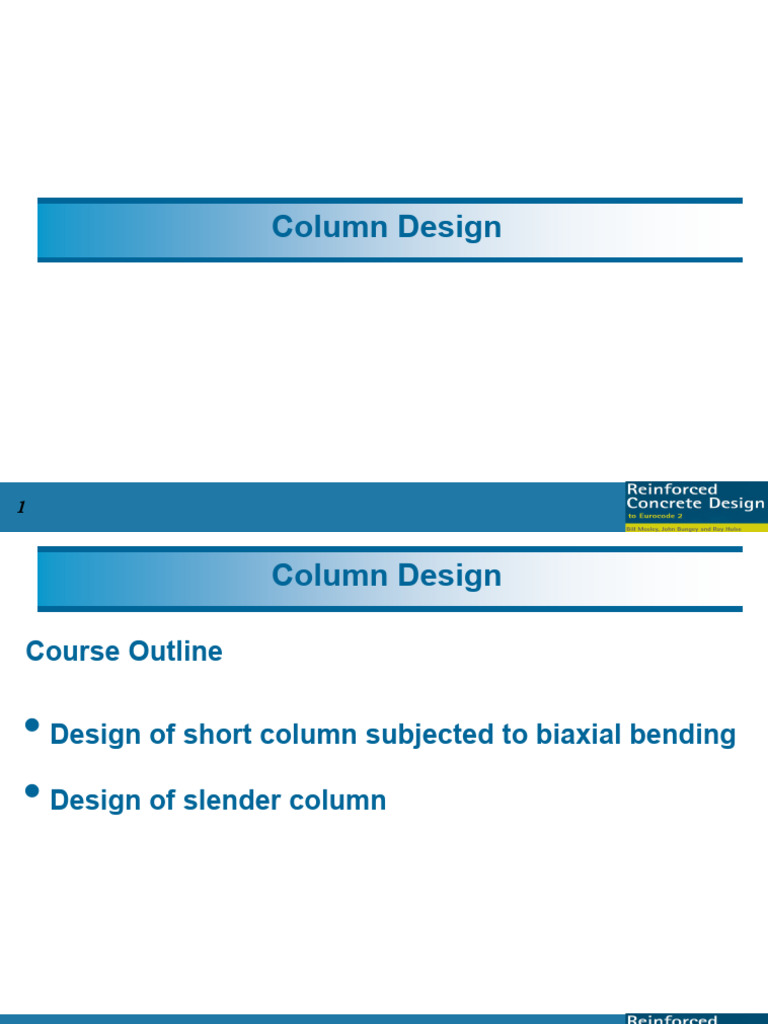 3. Column Design | PDF | Buckling | Column