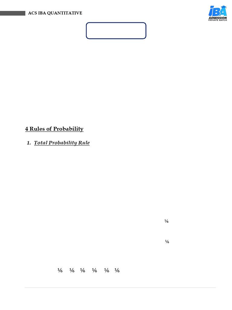 ACS Chapter 14 Probability | PDF | Odds | Probability