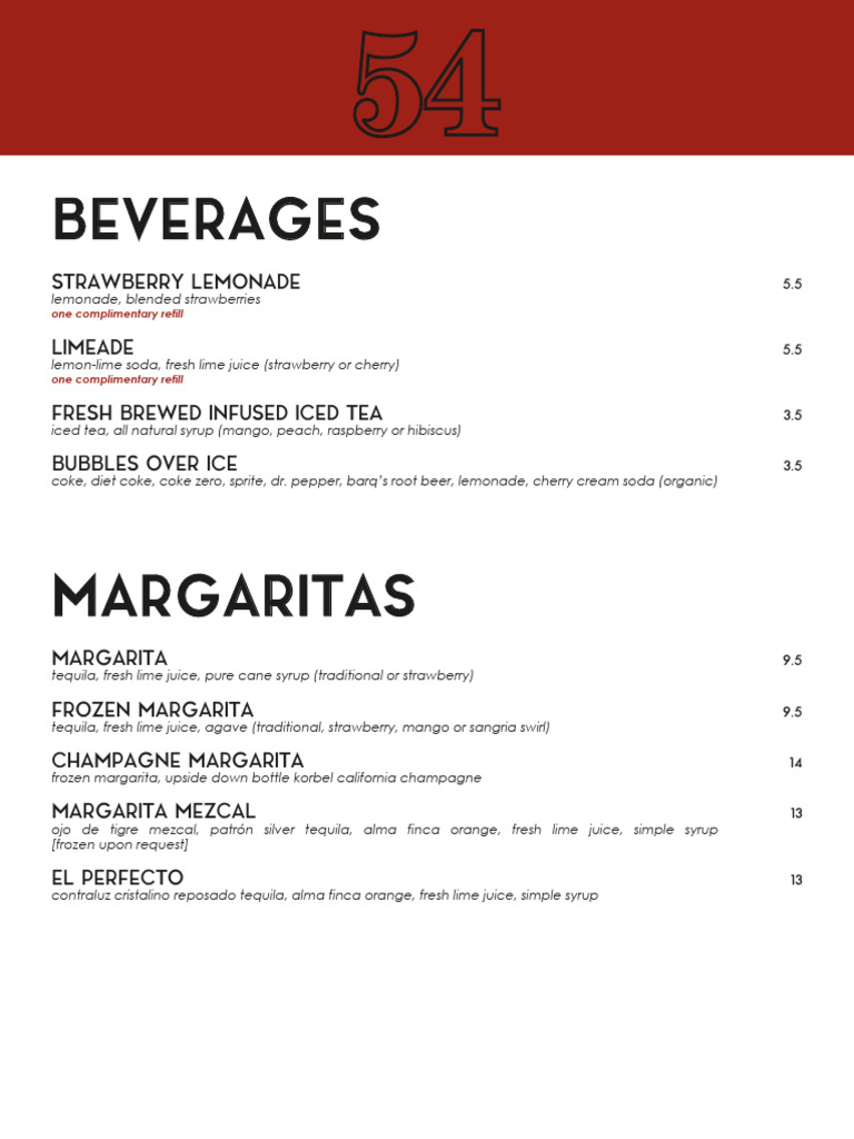 Printable Menu | PDF | Hamburgers | Salad
