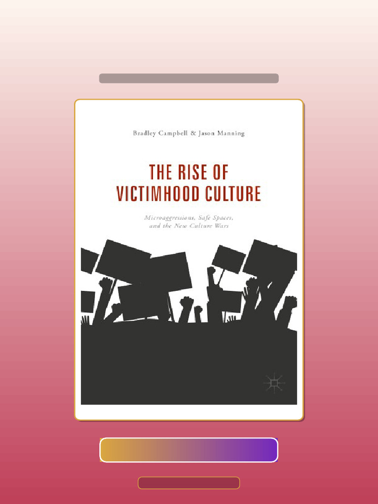 Test Bank for the Rise of Victimhood Culture Microaggressions Safe ...