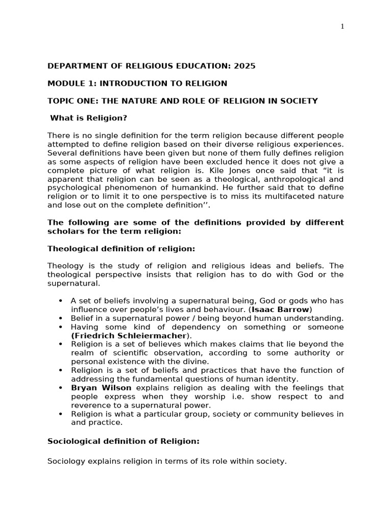 Religious Education Notes 2025 - 123224 | PDF | Noble Eightfold Path ...
