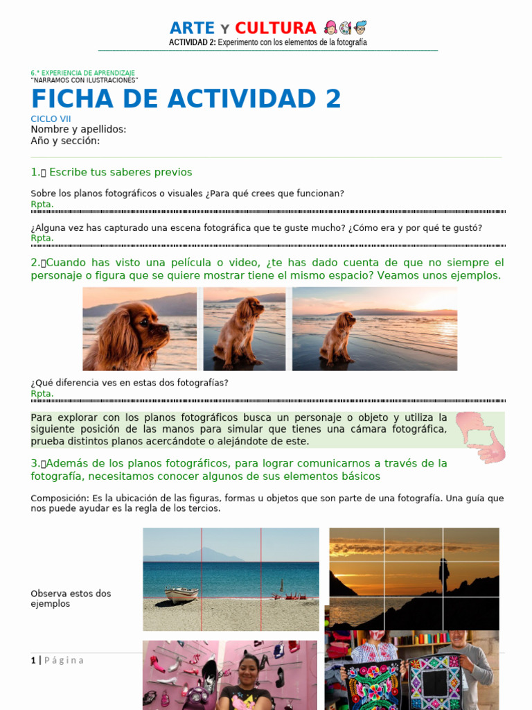 Cvii Eda6 Act2 Ficha de Actividad 2 | PDF