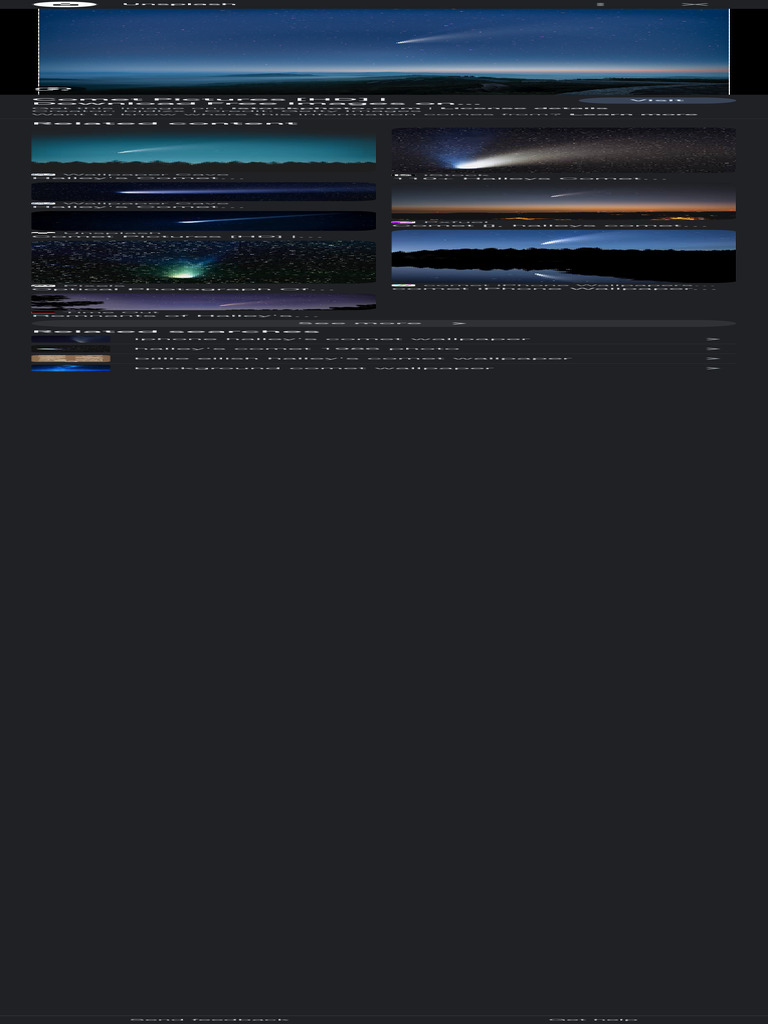 Halley Comet Wallpaper - Google Search | PDF
