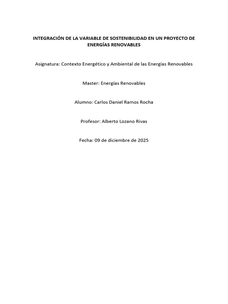 Actividad 1. Contexto Energetico y Ambiental | PDF | Sustentabilidad ...