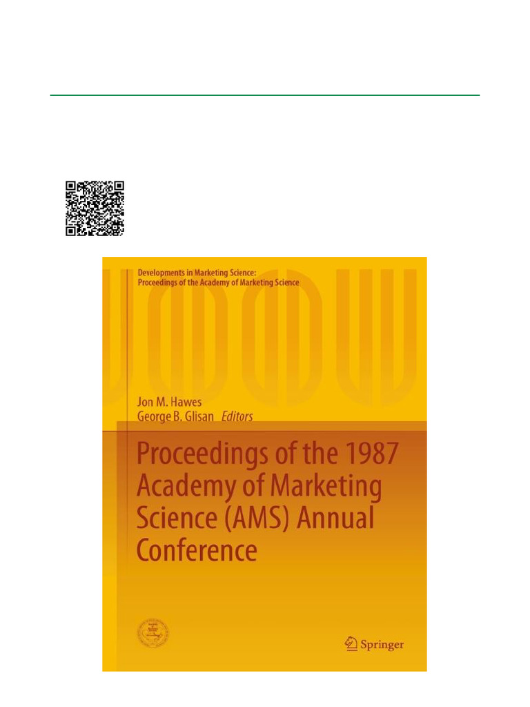 Proceedings of the 1987 Academy of Marketing Science (AMS) Annual ...