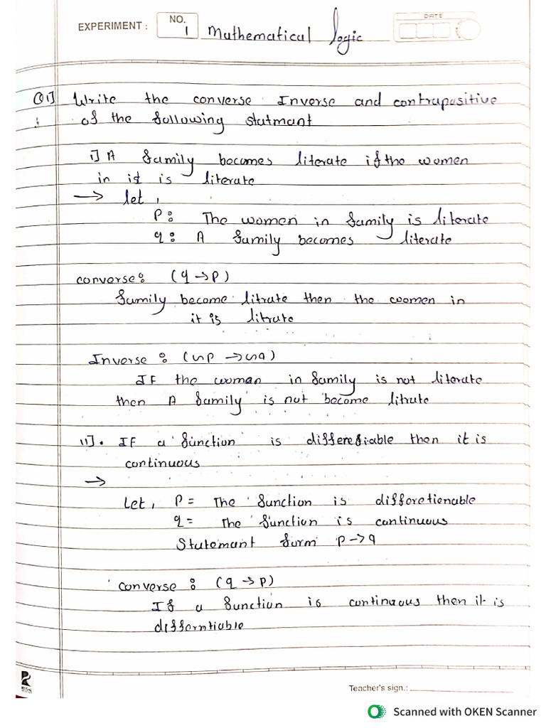 Mathematics Practical | PDF
