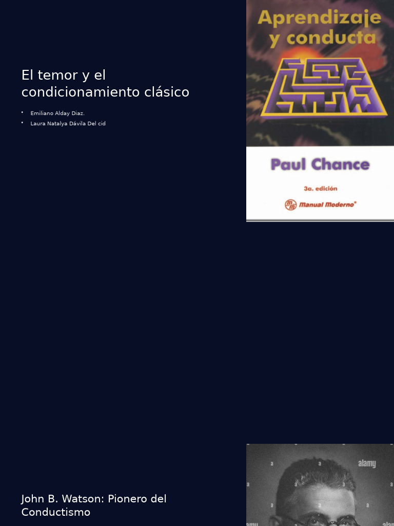 El Temor y El Condicionamiento Clasico | PDF | Condicionamiento clásico ...