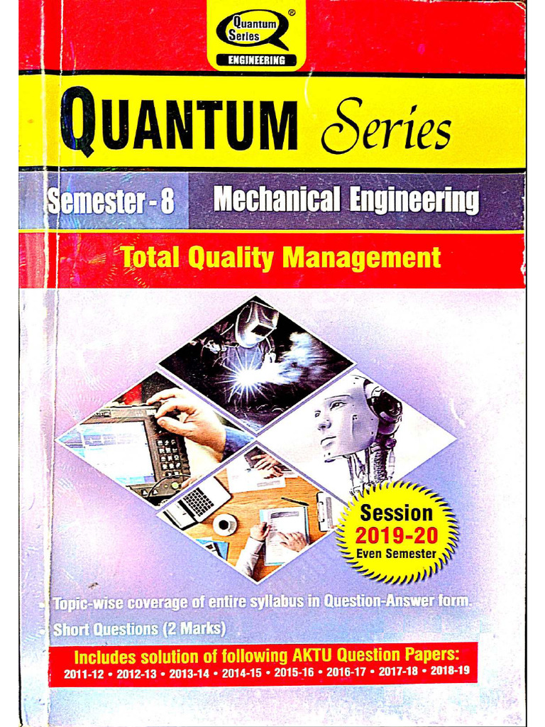 Total Quality Management Quantumaskbooks | PDF