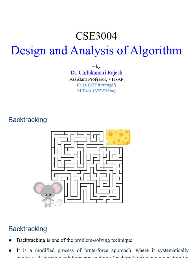 DAA Module 5 and 6 PPT | PDF | Mathematical Concepts | Graph Theory