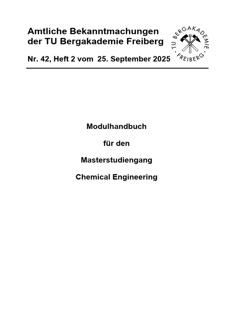 2025 42 2 MHB Master Chemical Engineering | PDF | Catalysis | Combustion