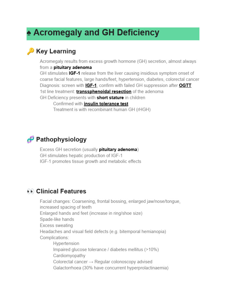 Revise Msra Revision Notes Endocrinology | PDF | Hyperthyroidism ...