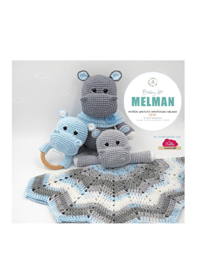 Baby kit Melman | PDF | Amigurumi | Tejer