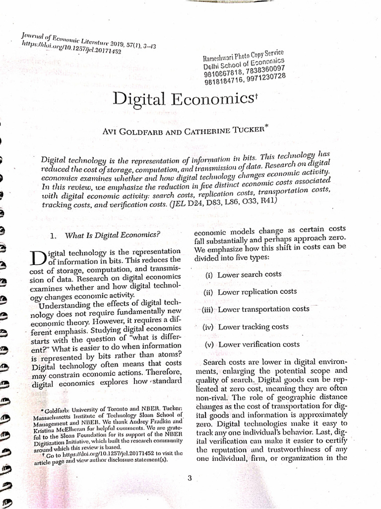 Unit 1 Reading 2 Digitalization and Development | PDF