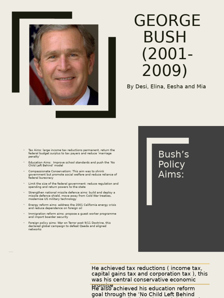 George Bush's Policy Achievements & Failures | PDF | George W. Bush ...