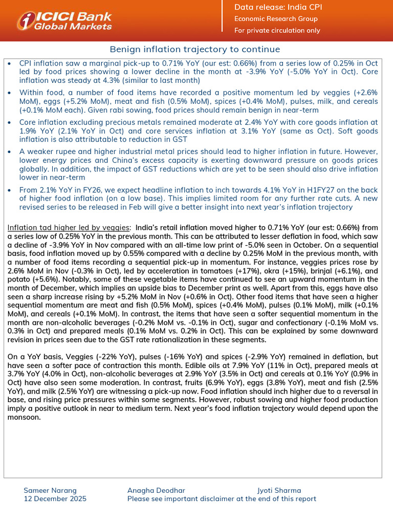 CPI Dec 2025 (2) | PDF | Inflation | Banks