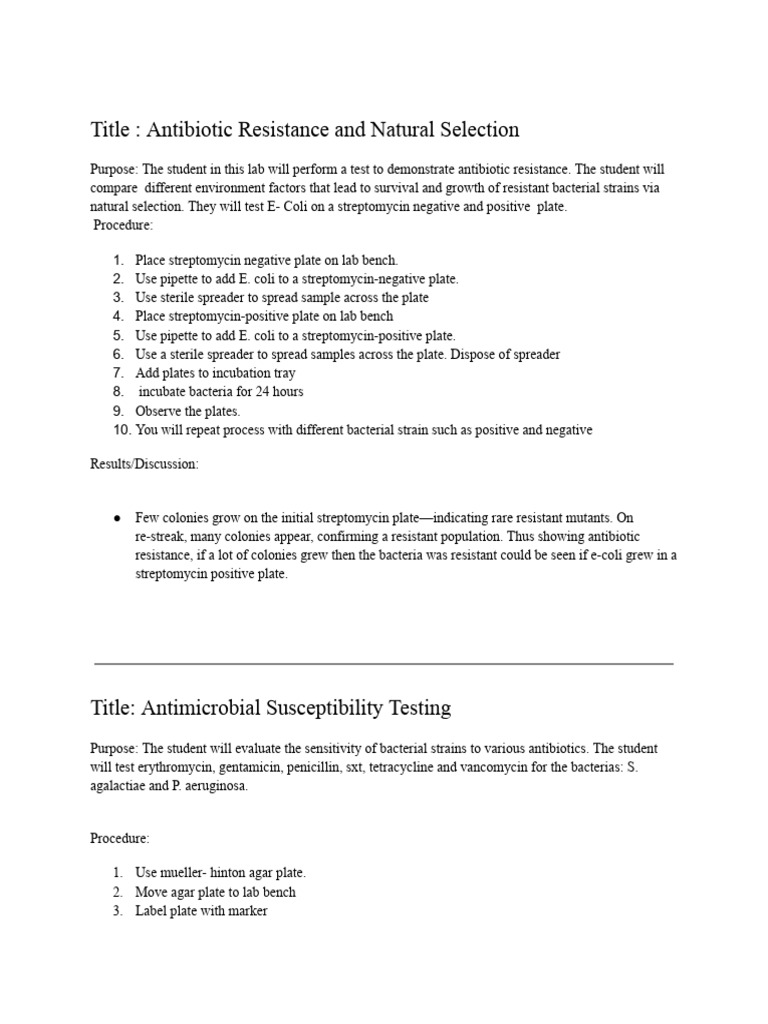 Lab 5.2 | PDF | Microbiology | Organisms