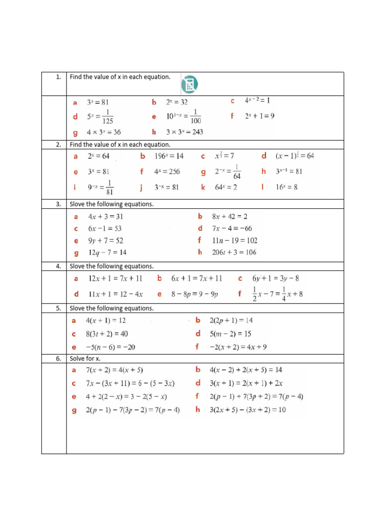 Algebra | PDF