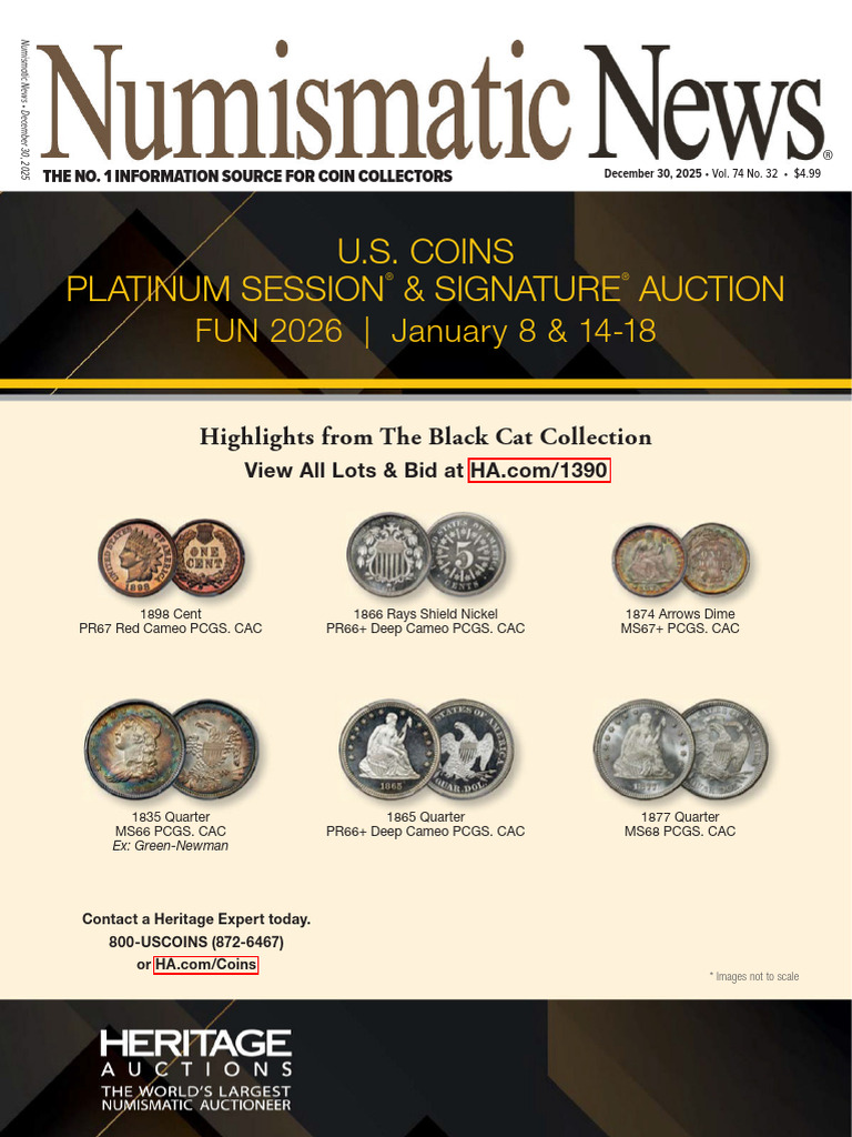 Numismatic News – Vol. 74 No. 32 December 30, 2025 | PDF | Nickel ...