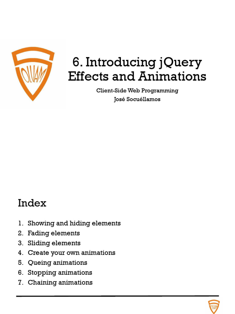 U6 Effects | PDF | J Query | Queue (Abstract Data Type)