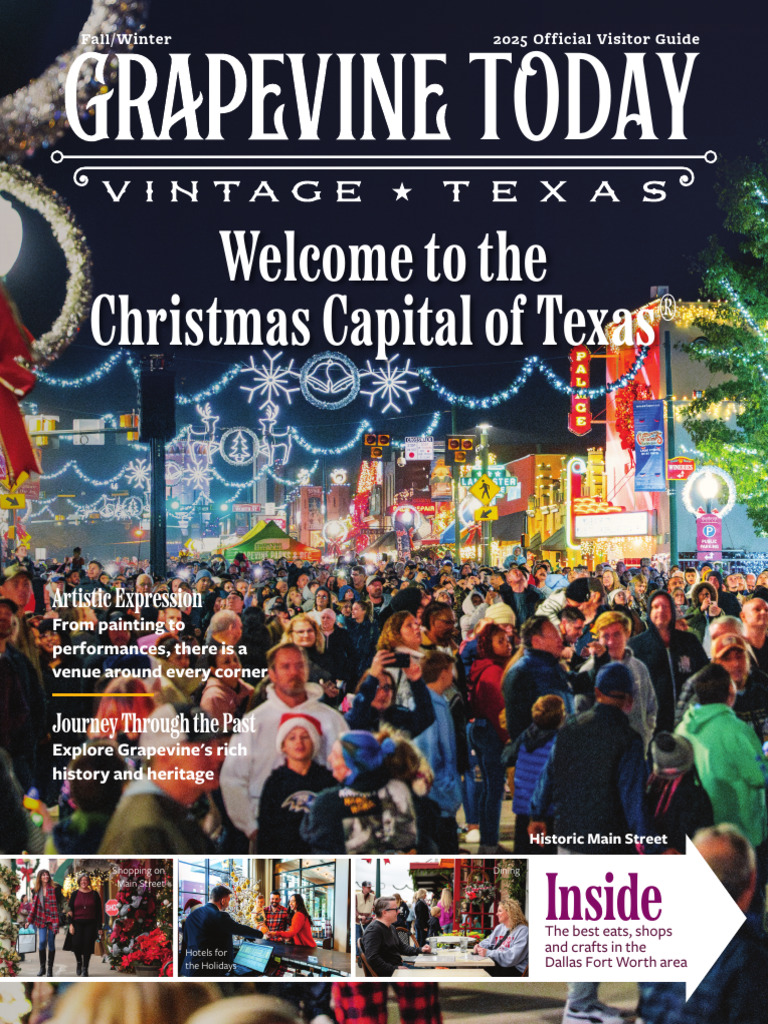 Grapevine Today 2025 Fall_Winter | PDF | Hamburgers | Foods
