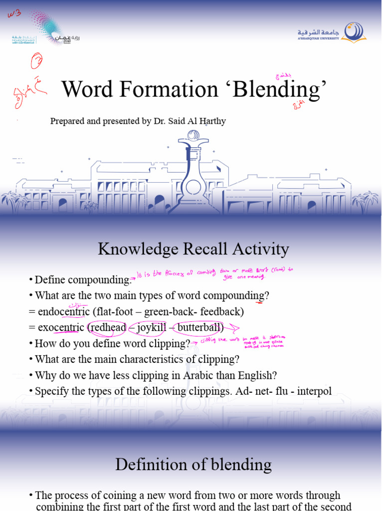 Understanding Word Blending in English | PDF | Word | English Language