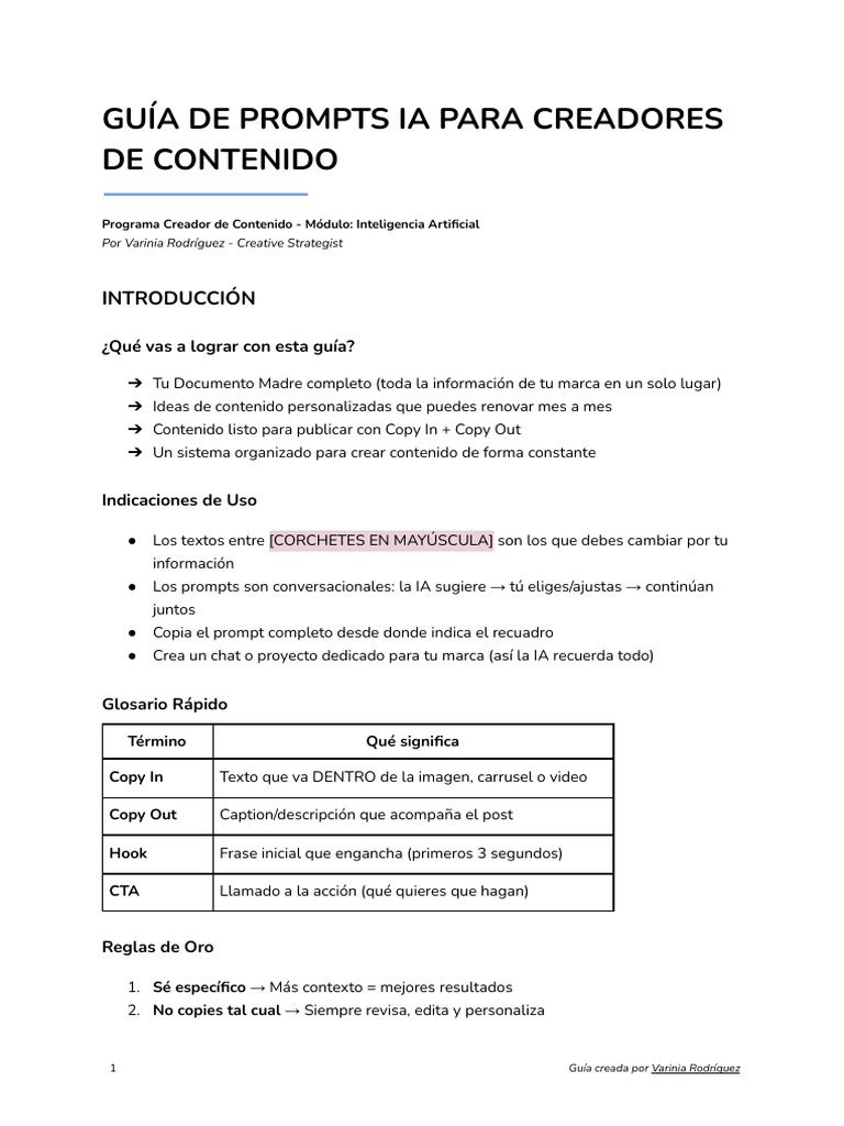 Guia Promt - Maiza | PDF | Inteligencia artificial | Inteligencia (IA ...