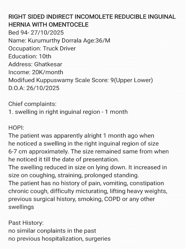 Inguinal Hernia and Ulcer_251105_165958 | PDF