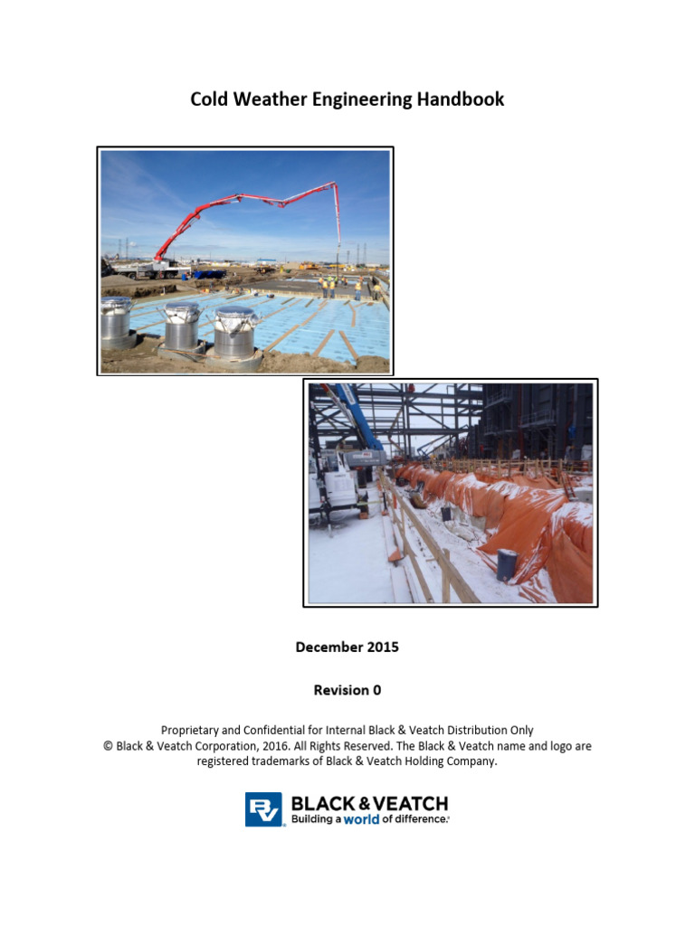 Cold Weather Engineering Guide | PDF | Concrete | Duct (Flow)
