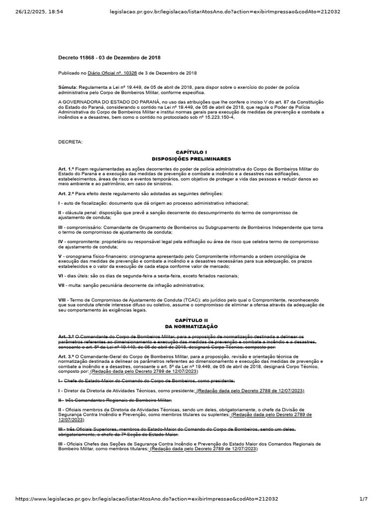 Legislacao.pr.Gov.br Legislacao ListarAtosAno.do Action=ExibirImpressao ...