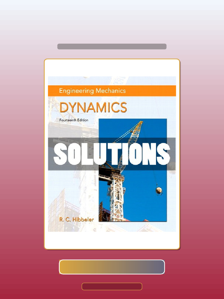 Engineering Mechanics Dynamics 14 Ed Hibbeler eBook and TestBank Bundle ...