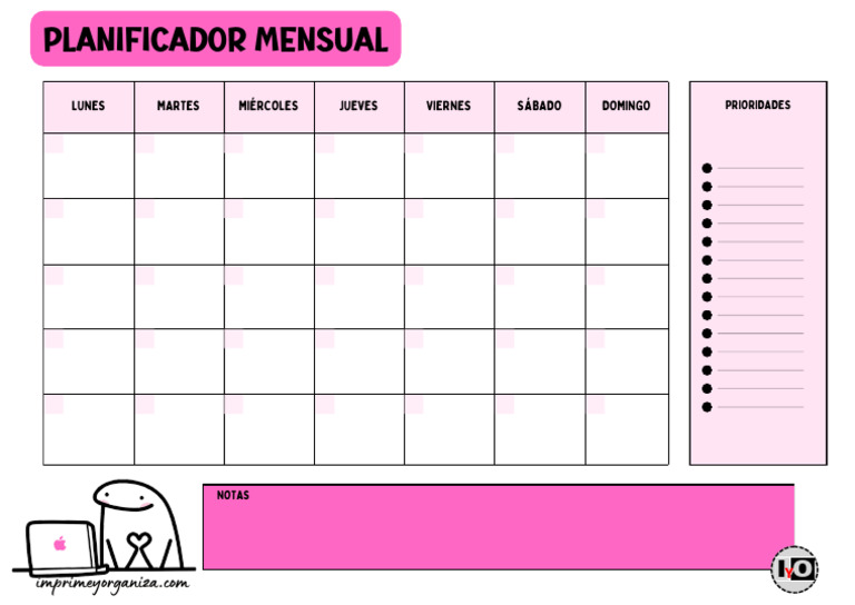 Planificador Mensual Flork Mac | PDF
