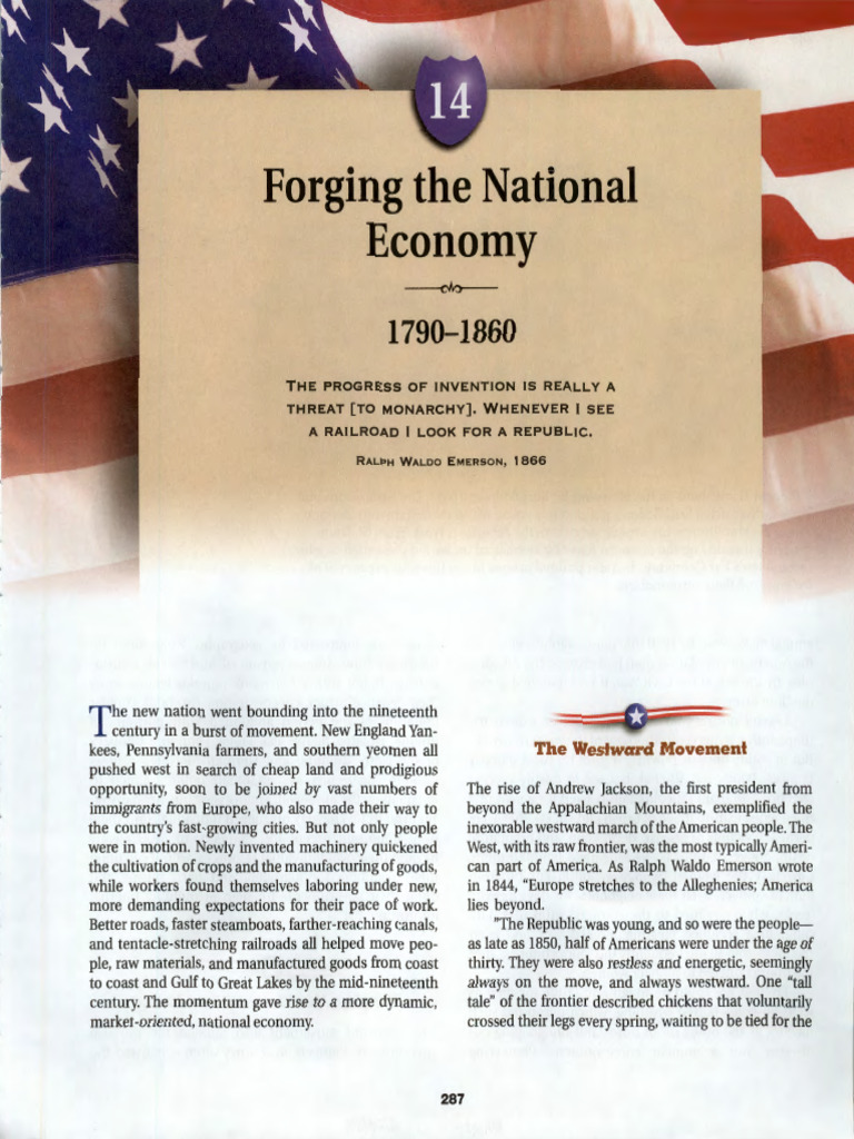 National Economy Growth: 1790-1860 | PDF | Nativism (Politics ...