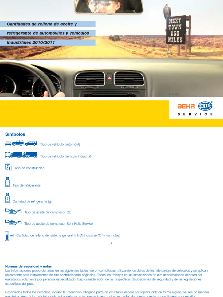 relleno de refrigerante y aceite A-A de autos | PDF | Coche ...