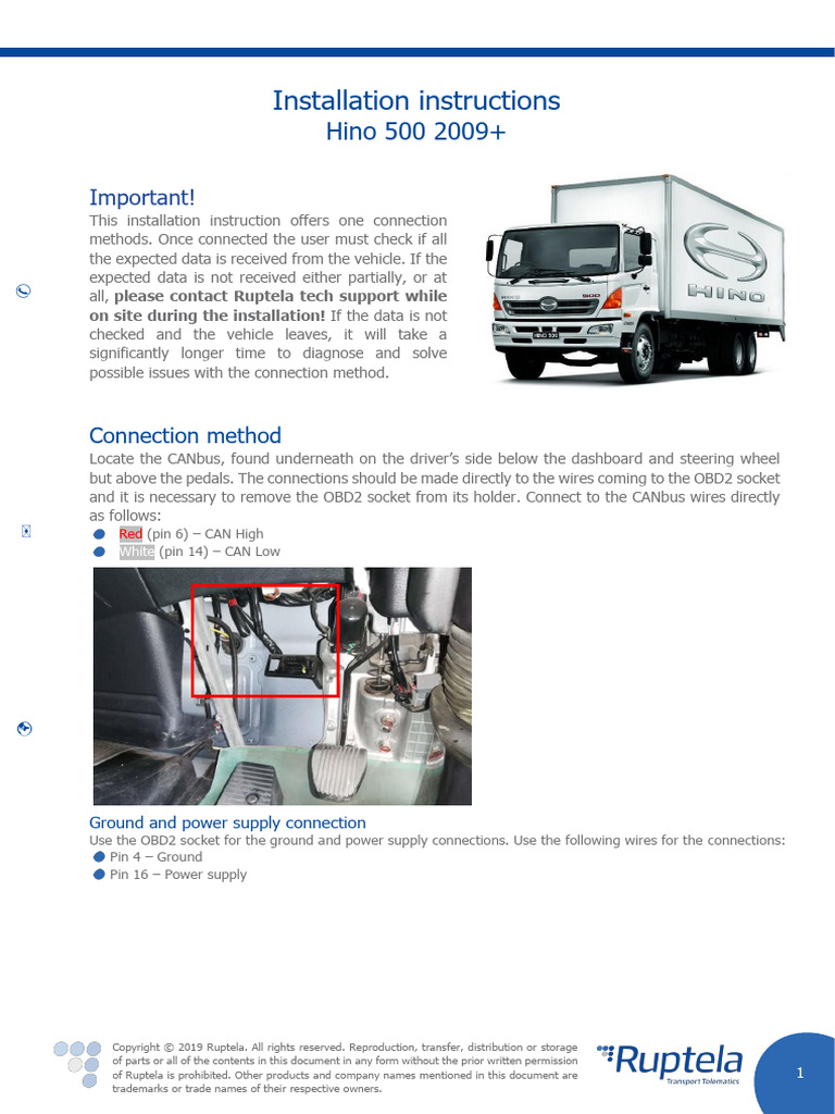 Hino 500 2009+ v1.0 | PDF | Computer Engineering | System Software