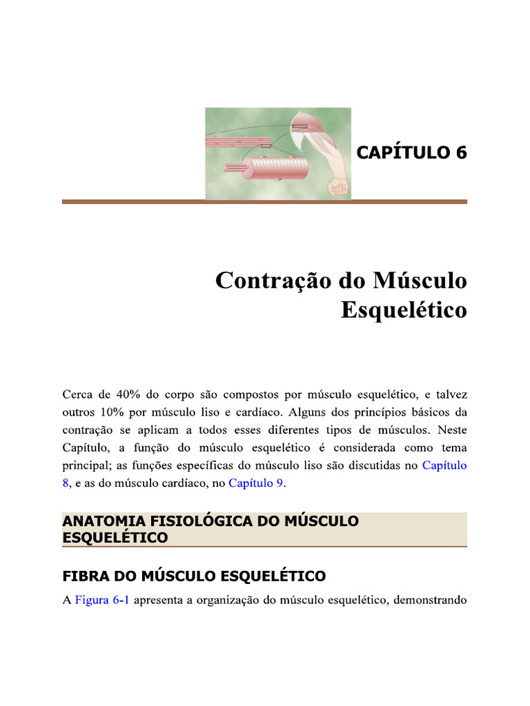 Guyton - Músculo esquelético capítulos 6 e 7 | PDF