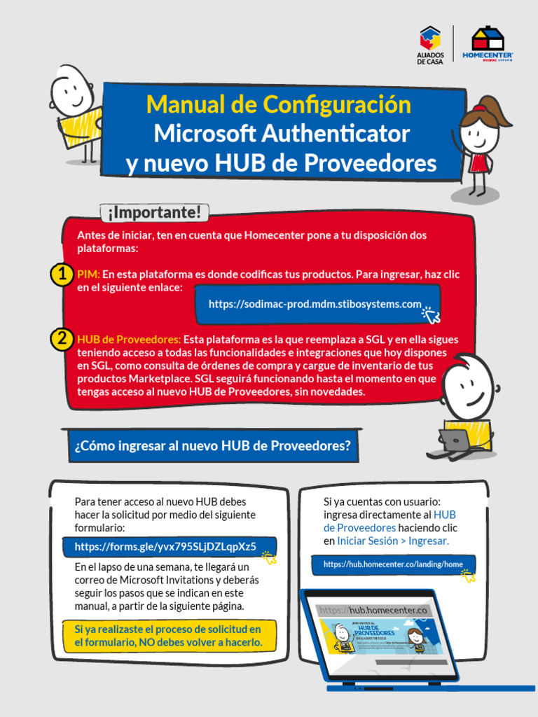 Manual de Configuración Microsoft Authenticator y Nuevo HUB de Proveedo ...