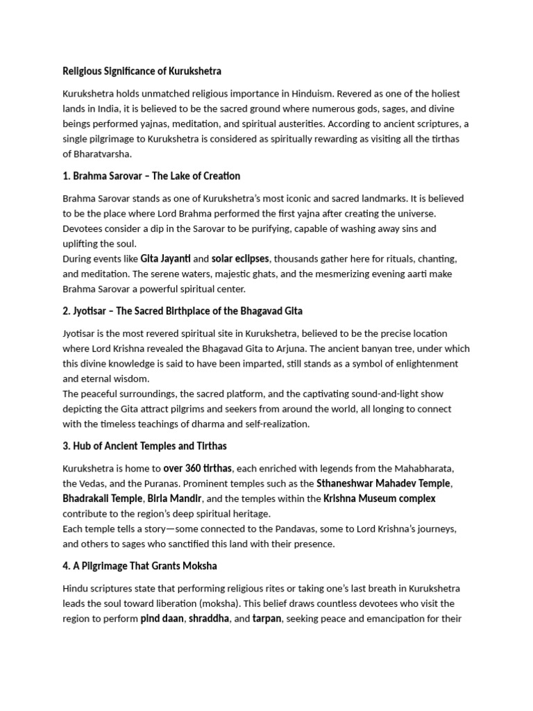 Religious Significance | PDF
