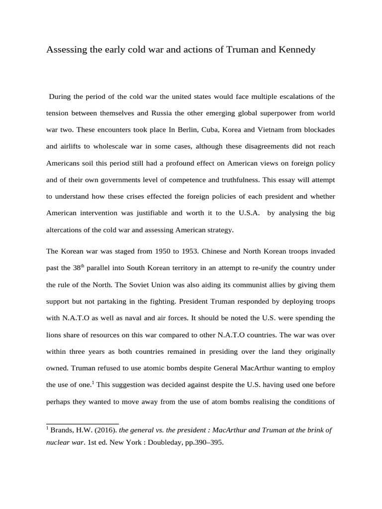 American Foreign Policy Cold War | PDF | Cold War | Cuban Missile Crisis